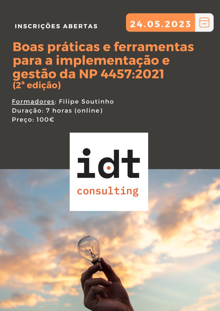Boas Práticas e Ferramentas para a Implementação e Gestão da NP 4457: ...
